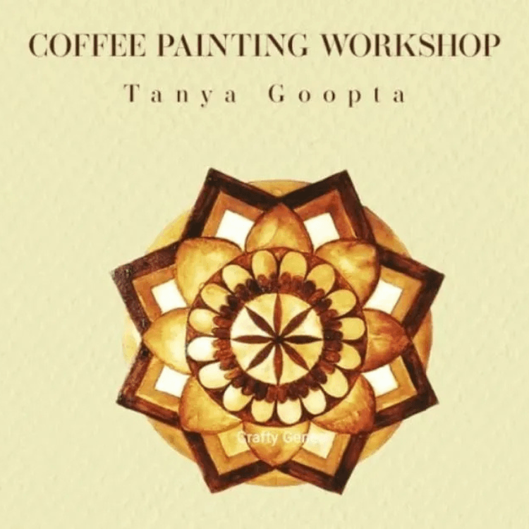 Coffee Painting Workshop By Tanya Goopta | Rooftop
