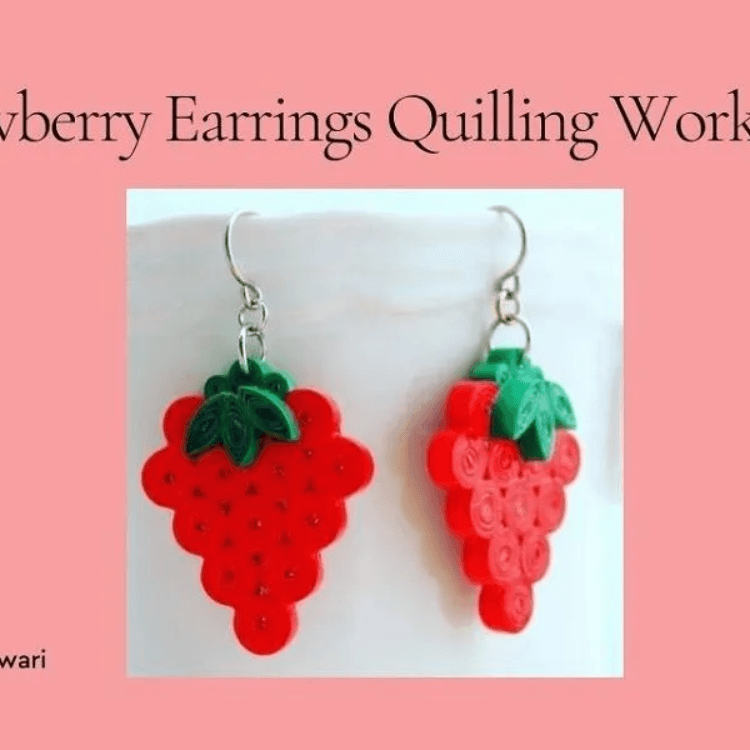 Rooftop Blog: Strawberry Earrings Quilling Workshop with Siddhant ...