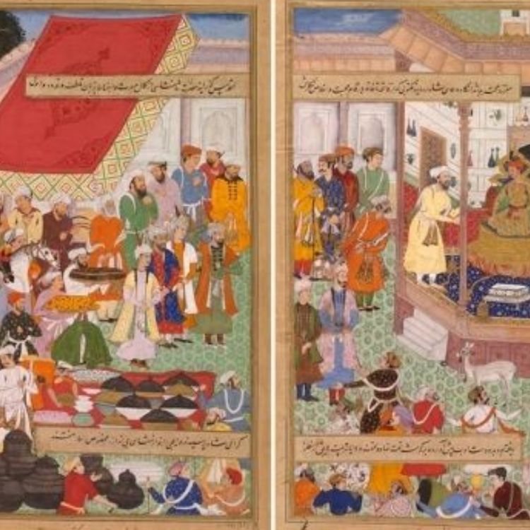 Mughal Court Paintings Handmade Mughal Paintings ~ MUART 12