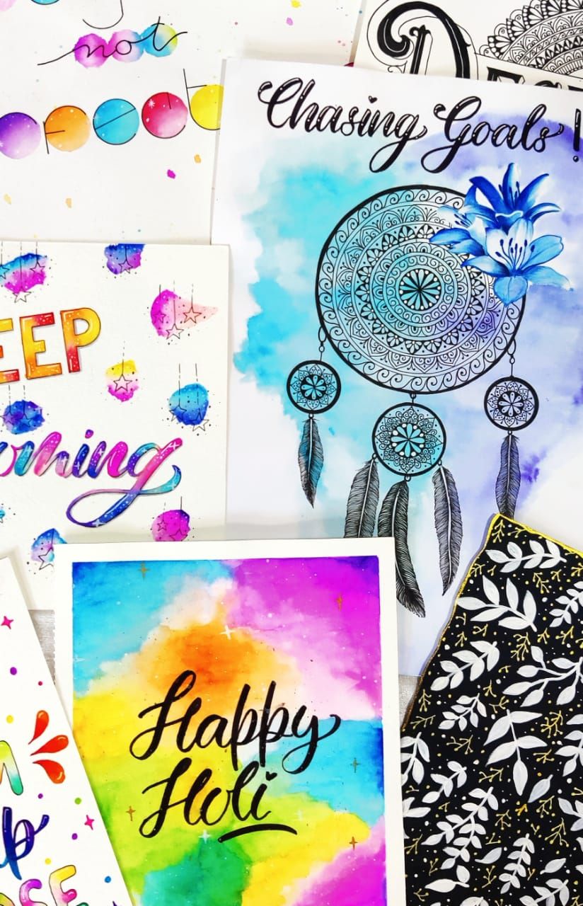 Rooftop Blog: Basics of Brush Calligraphy Workshop with Celeste Vennel ...