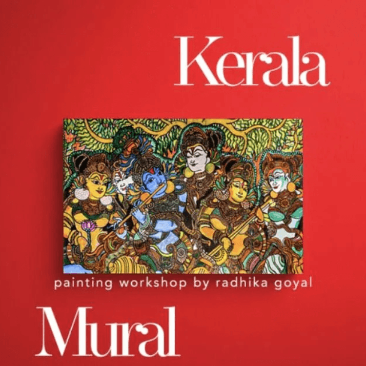 Rooftop Blog: Kerala Mural Painting Workshop By Radhika Goyal & Payal ...