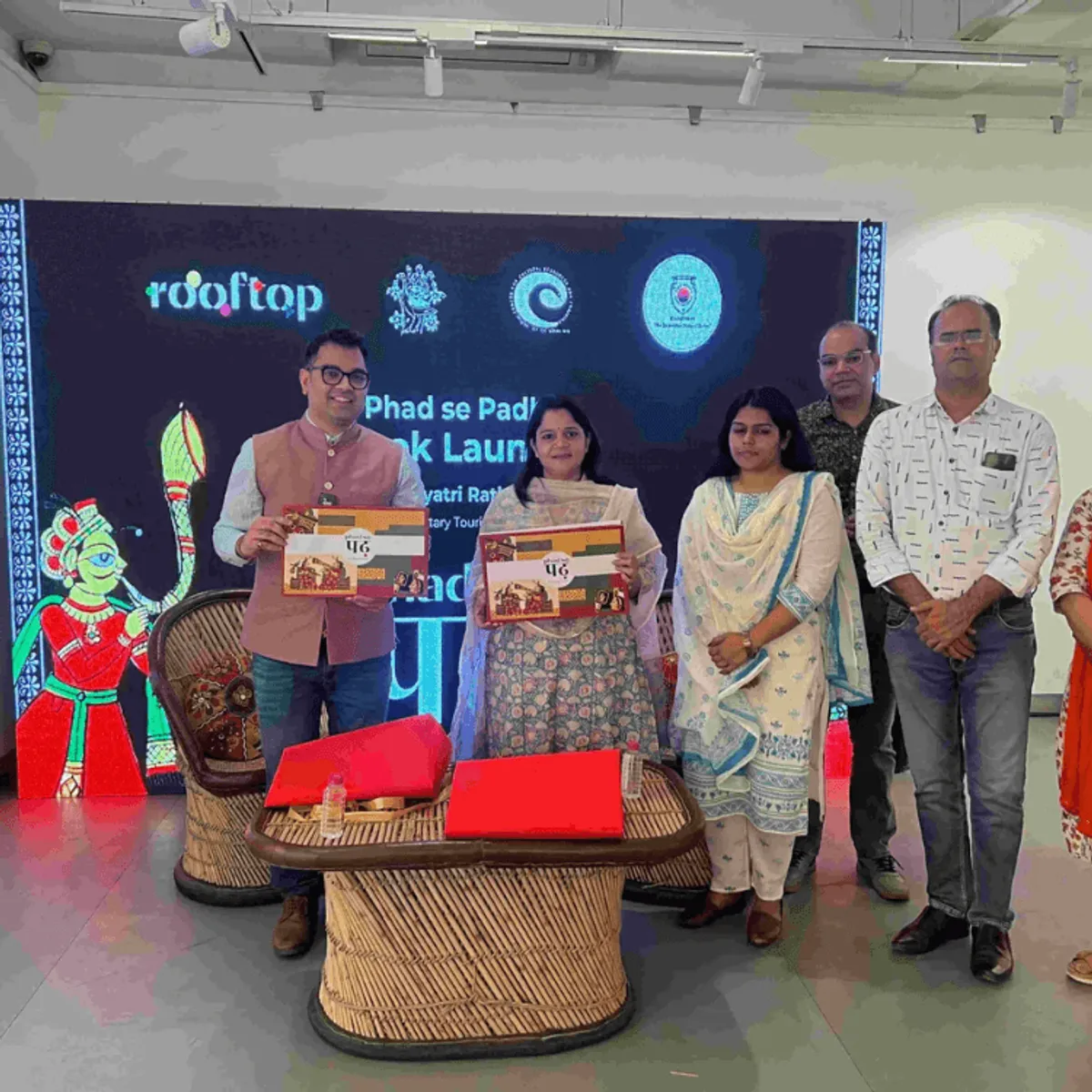 Phad se Padh Book Launch at JKK | Stories of Indian Art & Culture | Rooftop