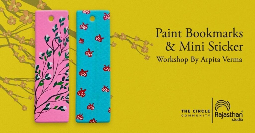 Rooftop Blog: Paint Bookmarks and Mini Sticker Workshop with Arpita Verma | Rooftop