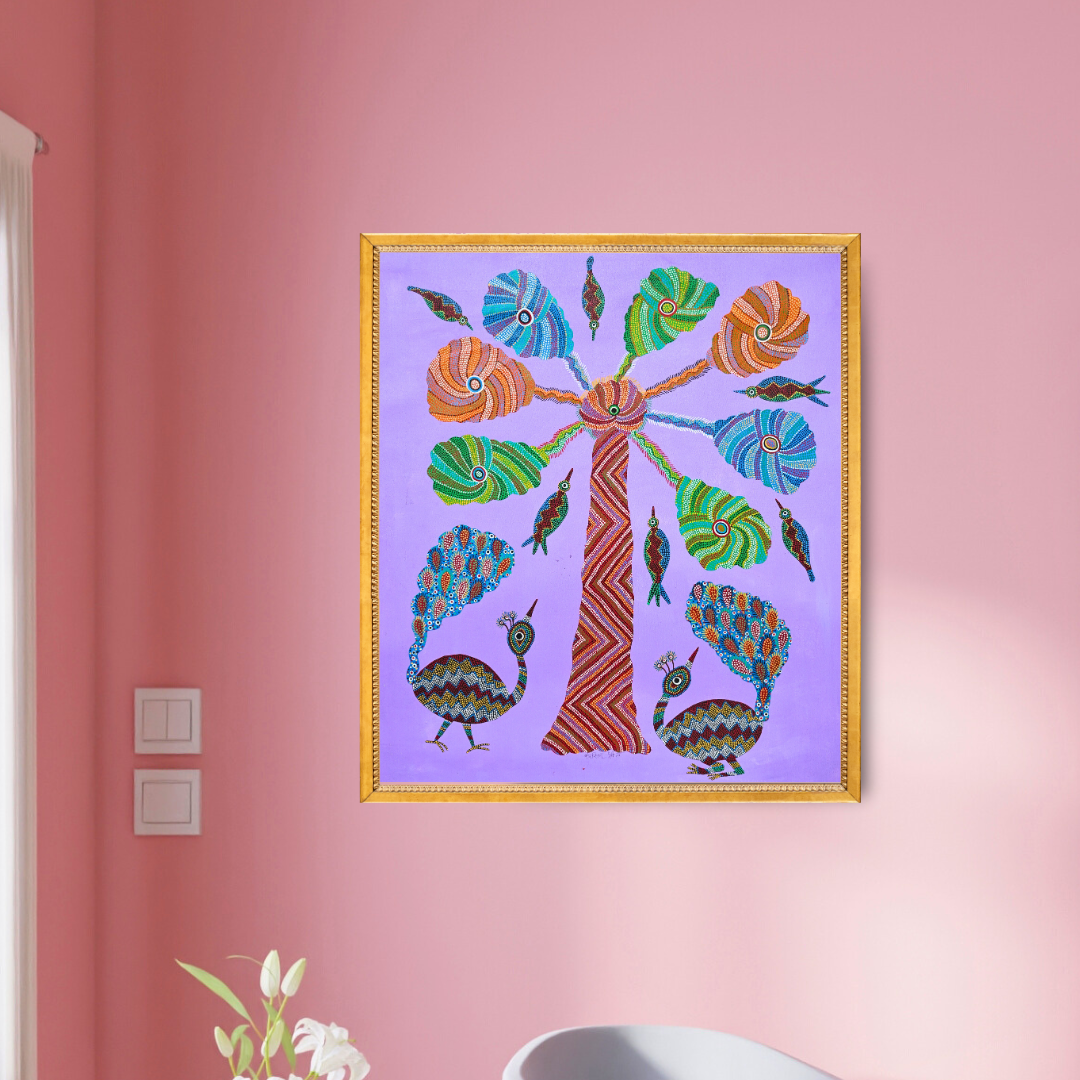 Buy A Mango Tree Painting Online | Bhil Art Painting at Best Prices ...